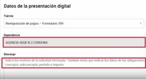 FORMULARIO 399 | Cómo descargar y completar
