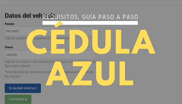 CÉDULA AZUL | Qué es, requisitos, cómo tramitar