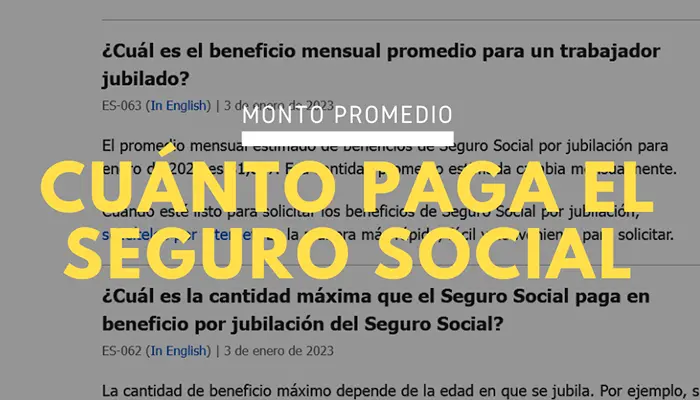 CUÁNTO PAGA el SEGURO SOCIAL | Beneficios actualizados